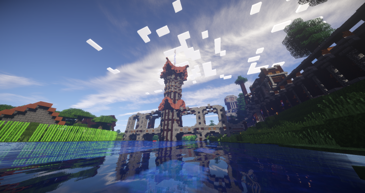 Bridge with tower Minecraft Map