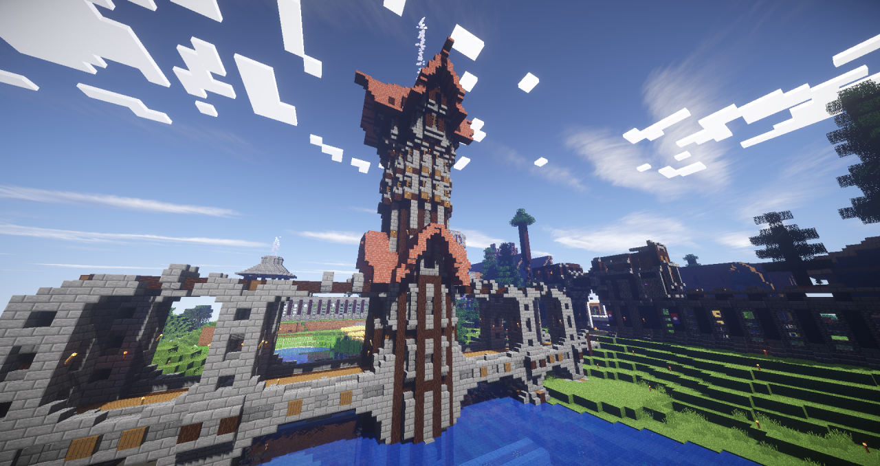 Bridge with tower Minecraft Map