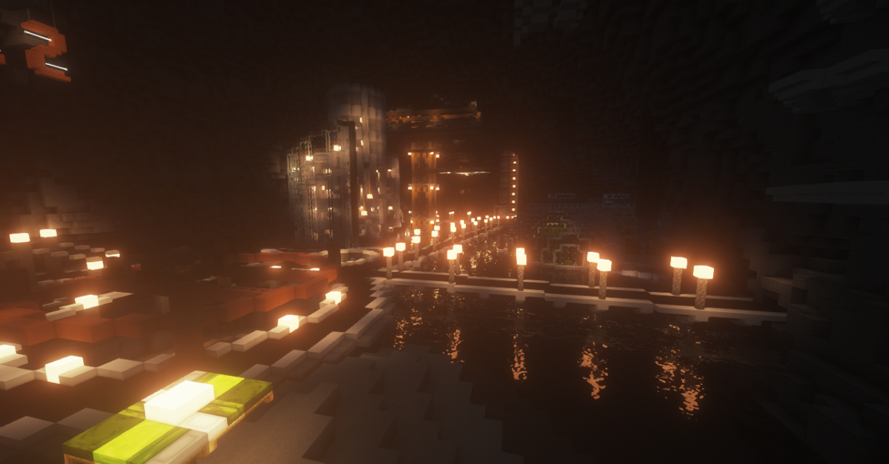 underground complex Minecraft Map