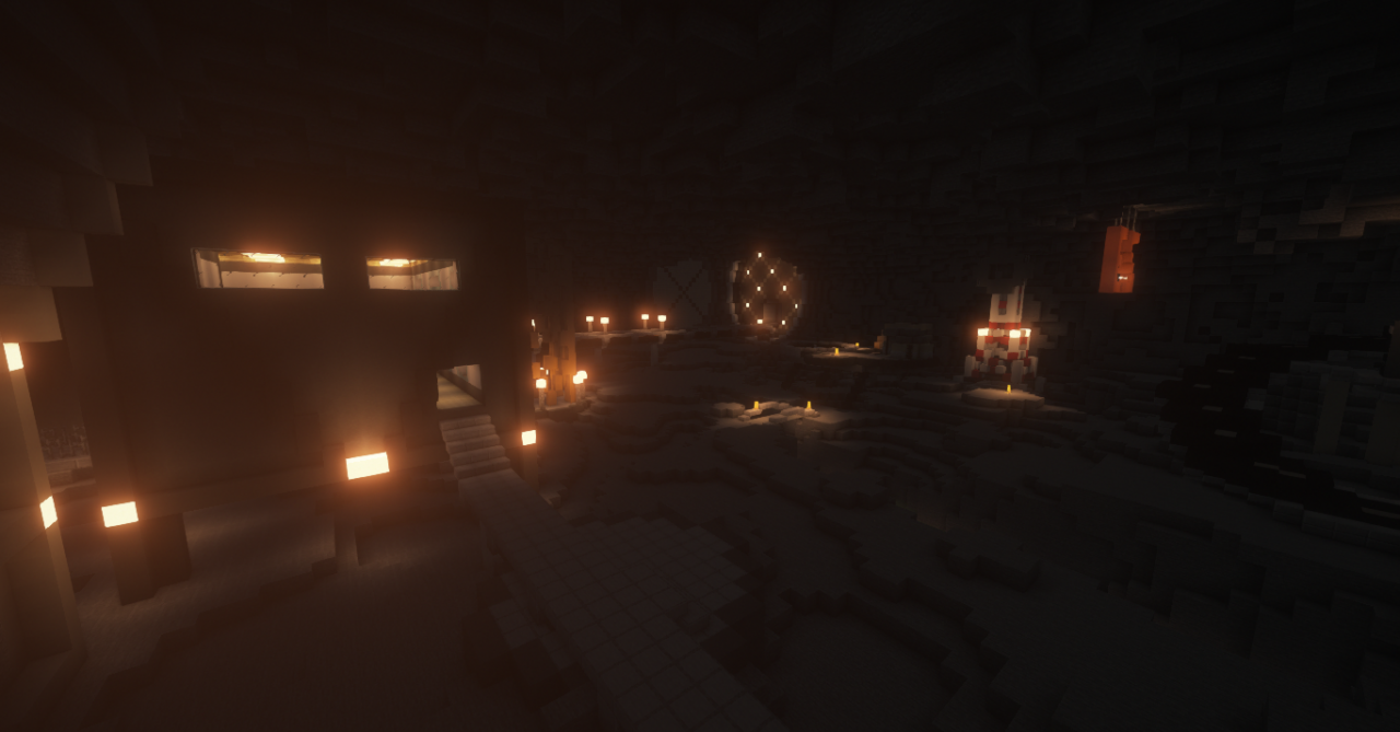 underground complex Minecraft Map