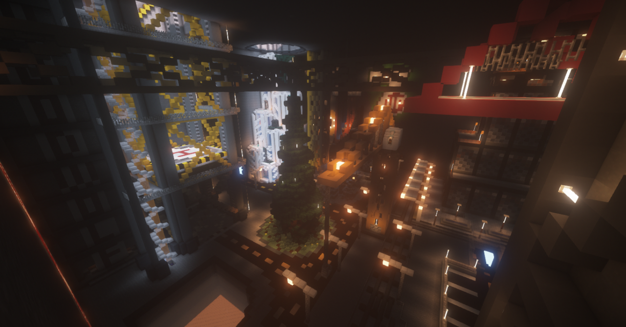 underground complex Minecraft Map