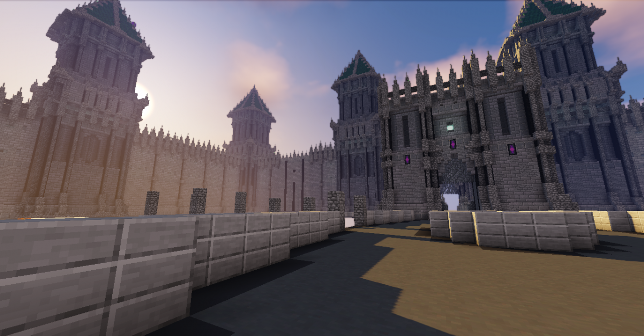 WIP Gothic-style Palace Project Minecraft Map