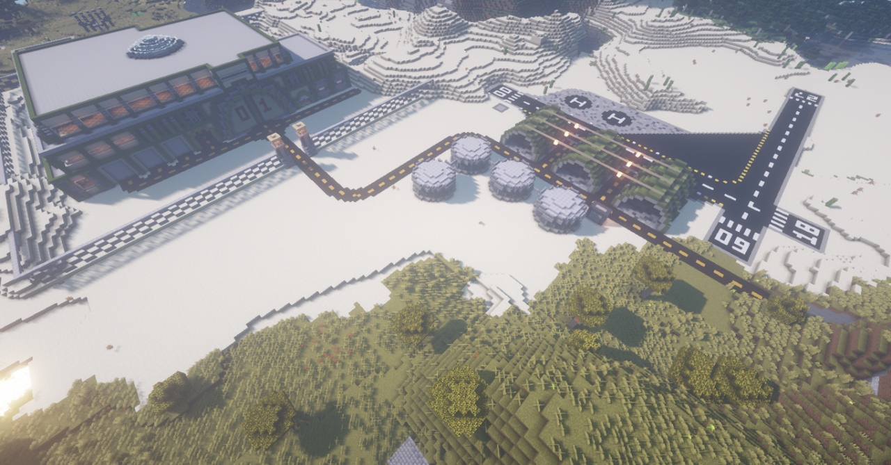 underground complex Minecraft Map