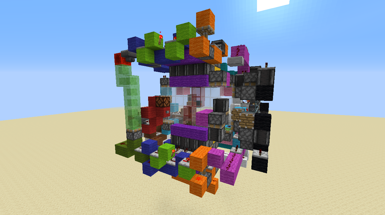 4x4 Code Door Minecraft Map