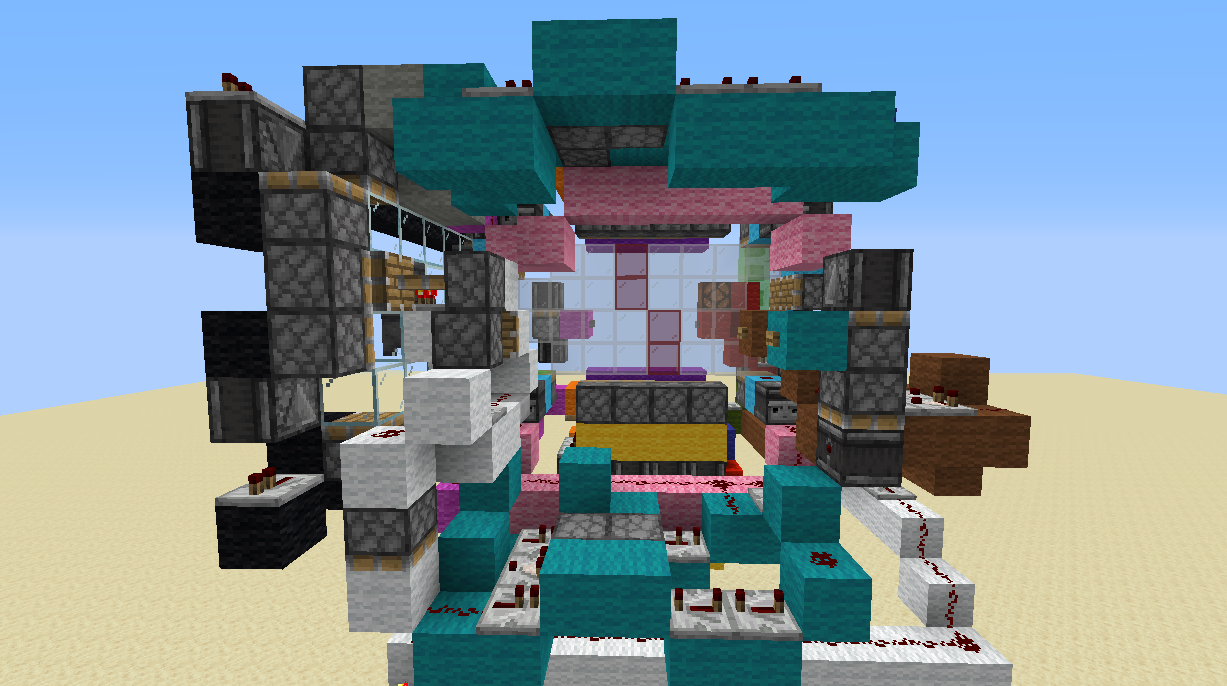 4x4 Code Door Minecraft Map