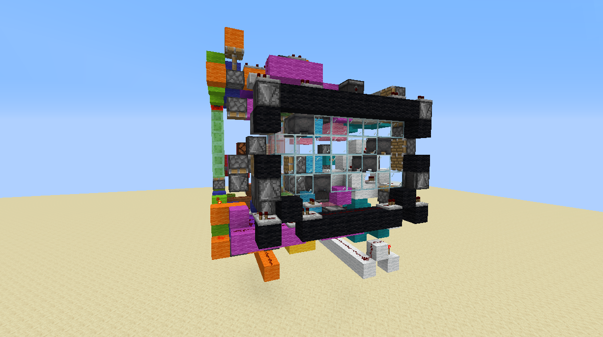 4x4 Code Door Minecraft Map