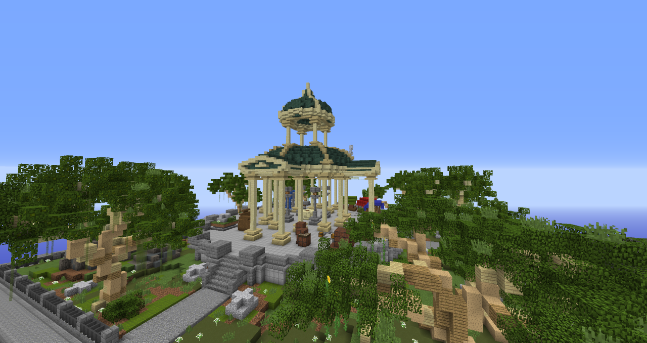 Emperor's Dome Hub | 105x105 Minecraft Map