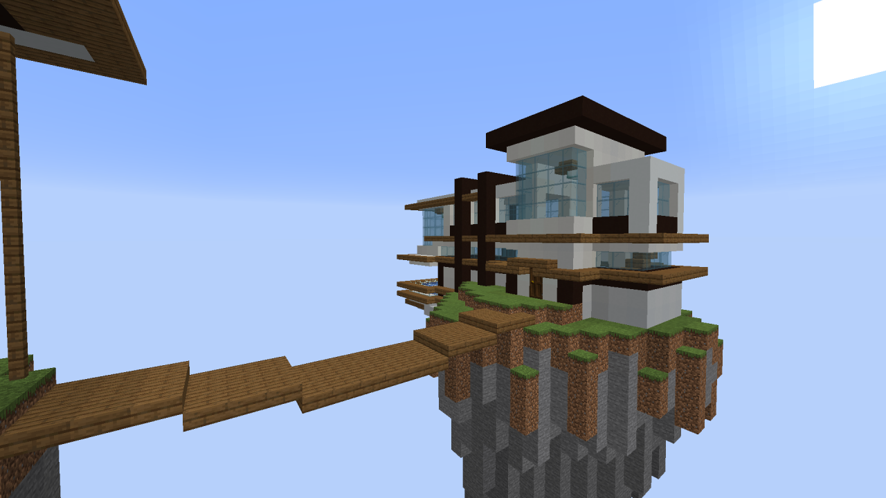 Modern Sky House - #4 Minecraft Map