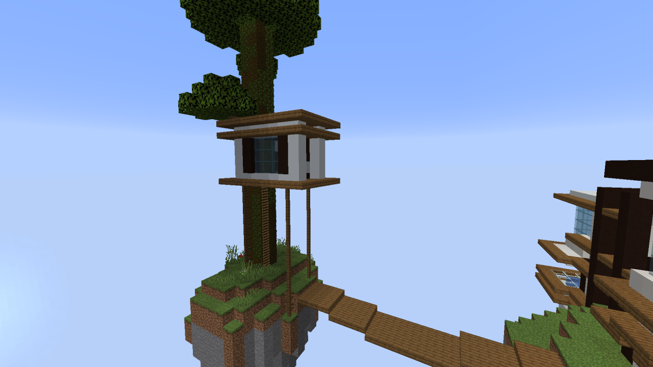 Modern Sky House - #4 Minecraft Map