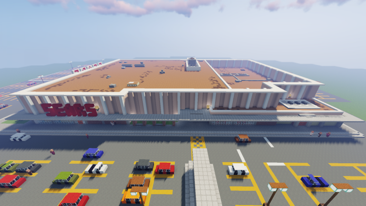 Retro 1960's Sears Department Store Minecraft Map
