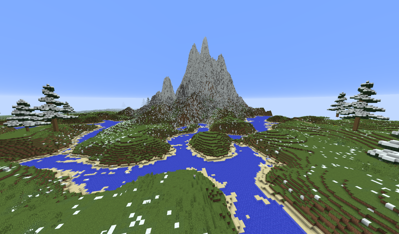 Snow Mountain World Minecraft Map