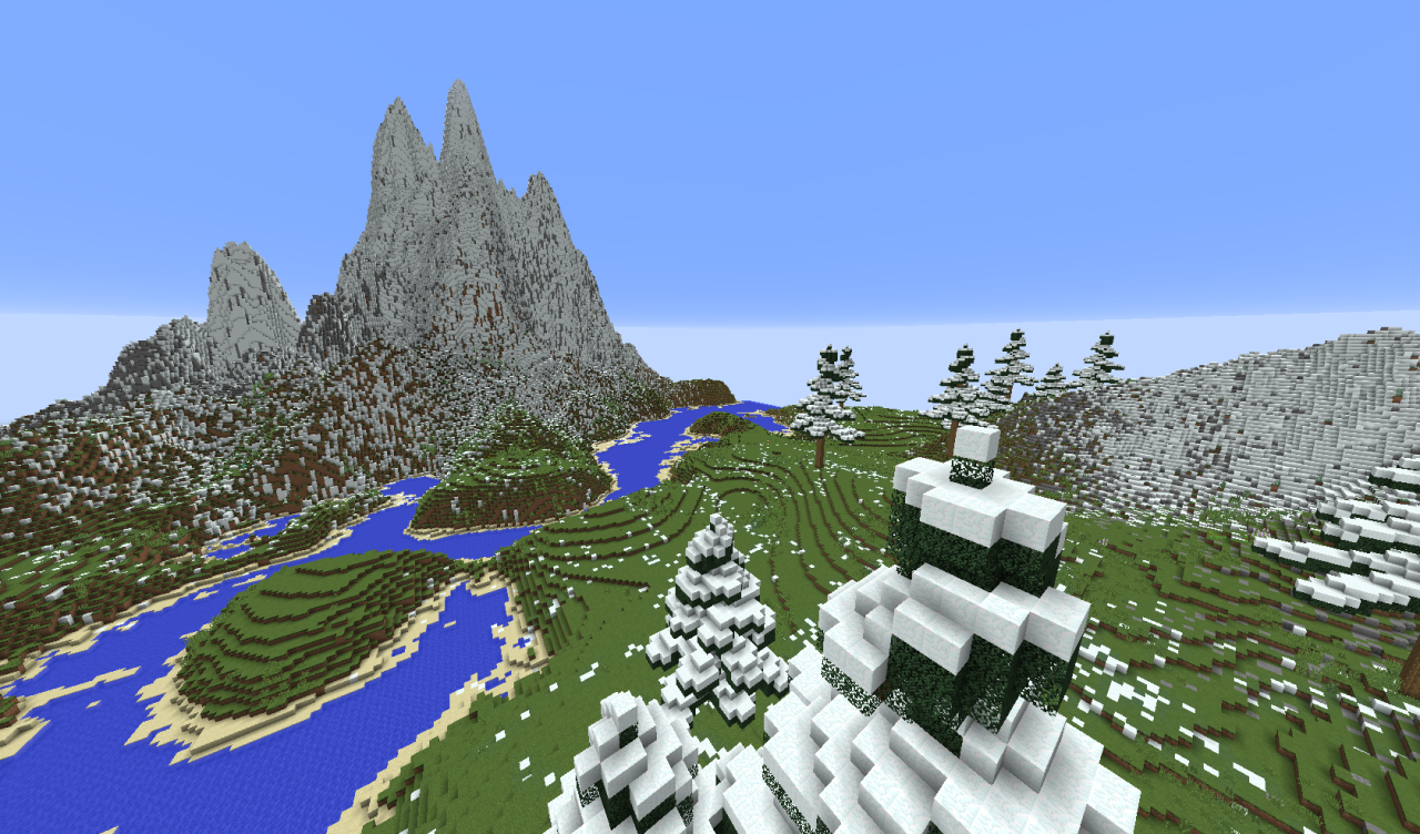 Snow Mountain World Minecraft Map