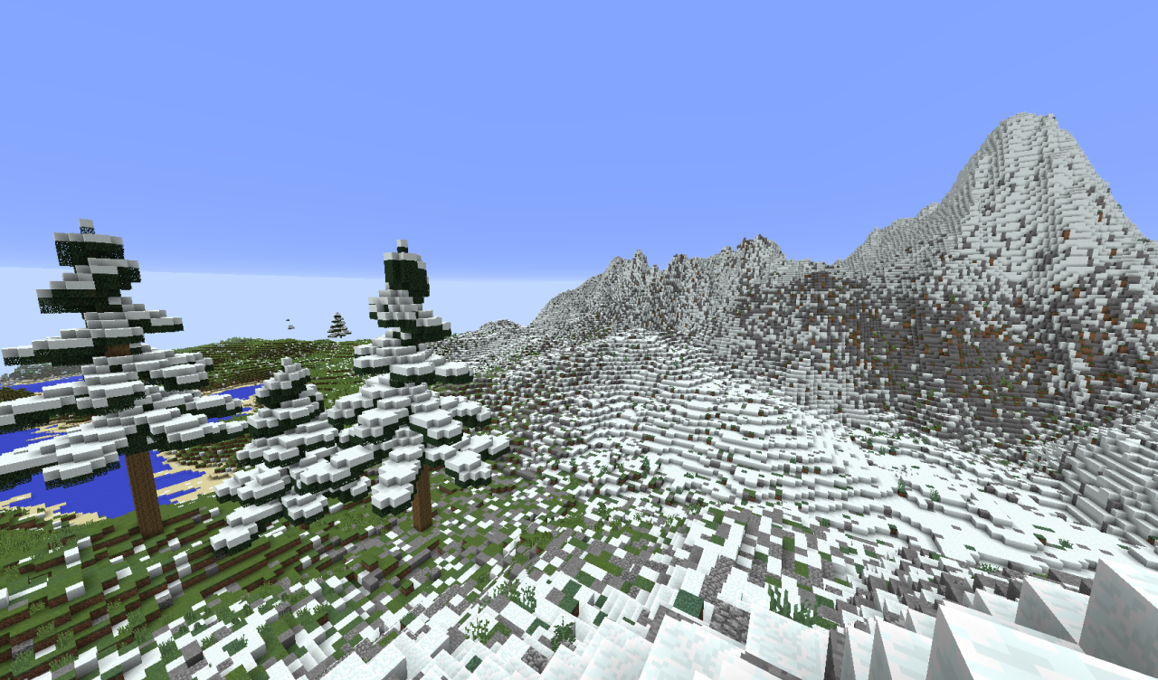 Snow Mountain World Minecraft Map