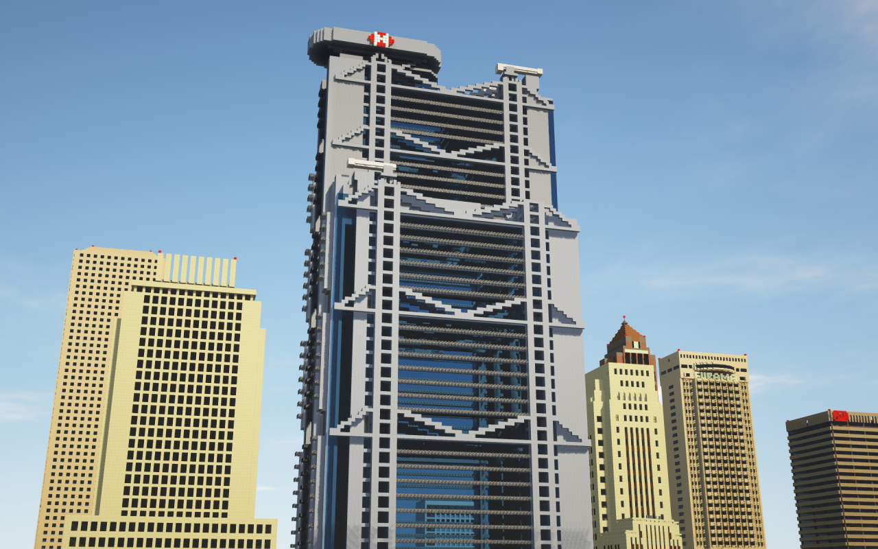 HSBC Main Building Minecraft Map
