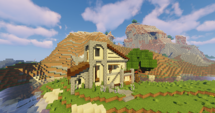 Mediterranean House Minecraft Map