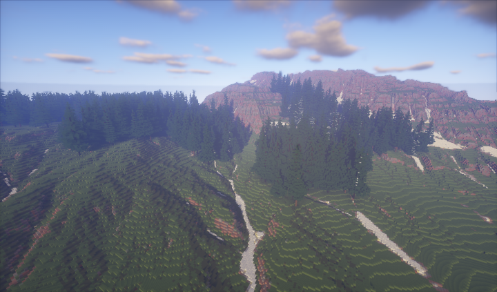 Mountain range Minecraft Map