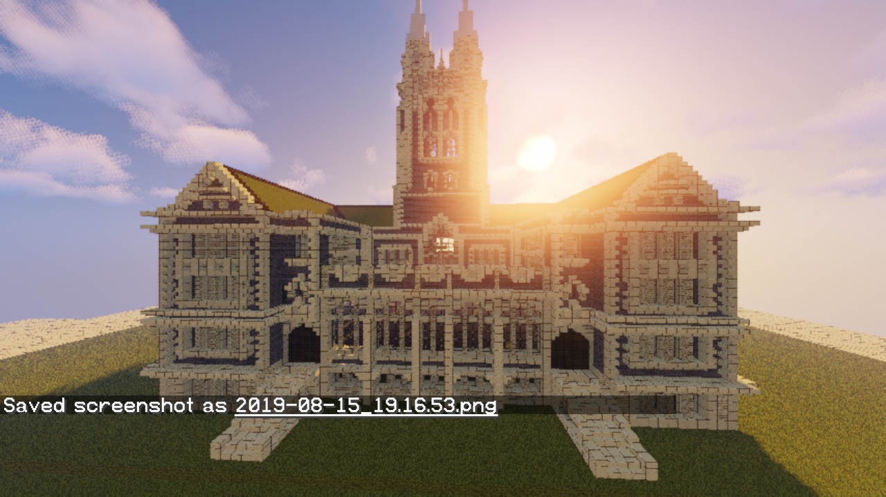 Replica of College Hall (close to 1:1 scale) Minecraft Map