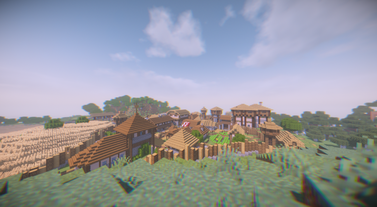 Village in the Valley Minecraft Map