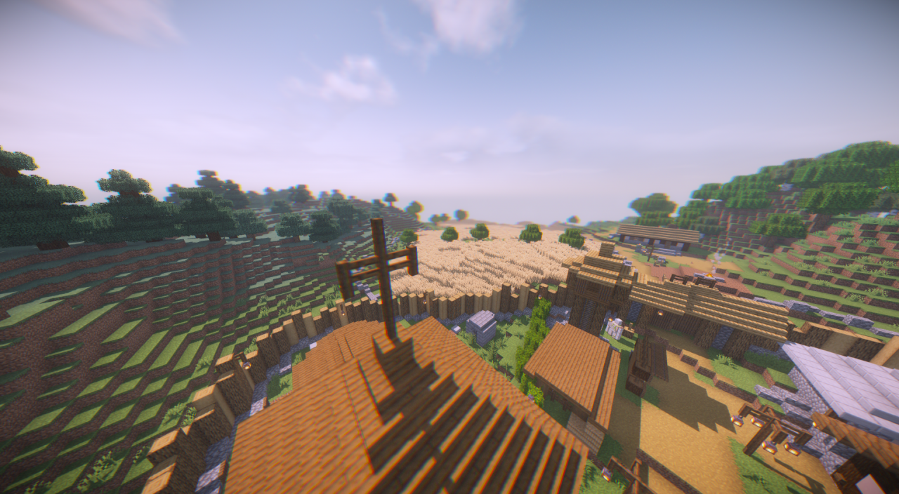Village in the Valley Minecraft Map