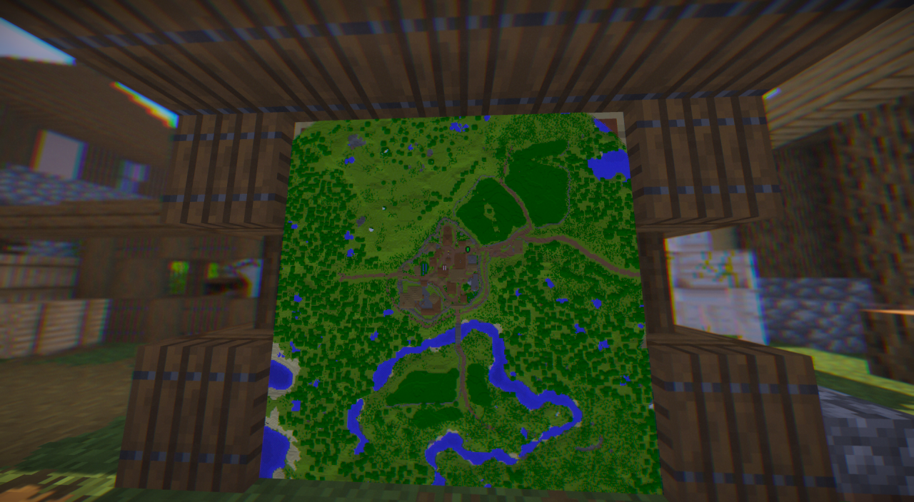 Village in the Valley Minecraft Map