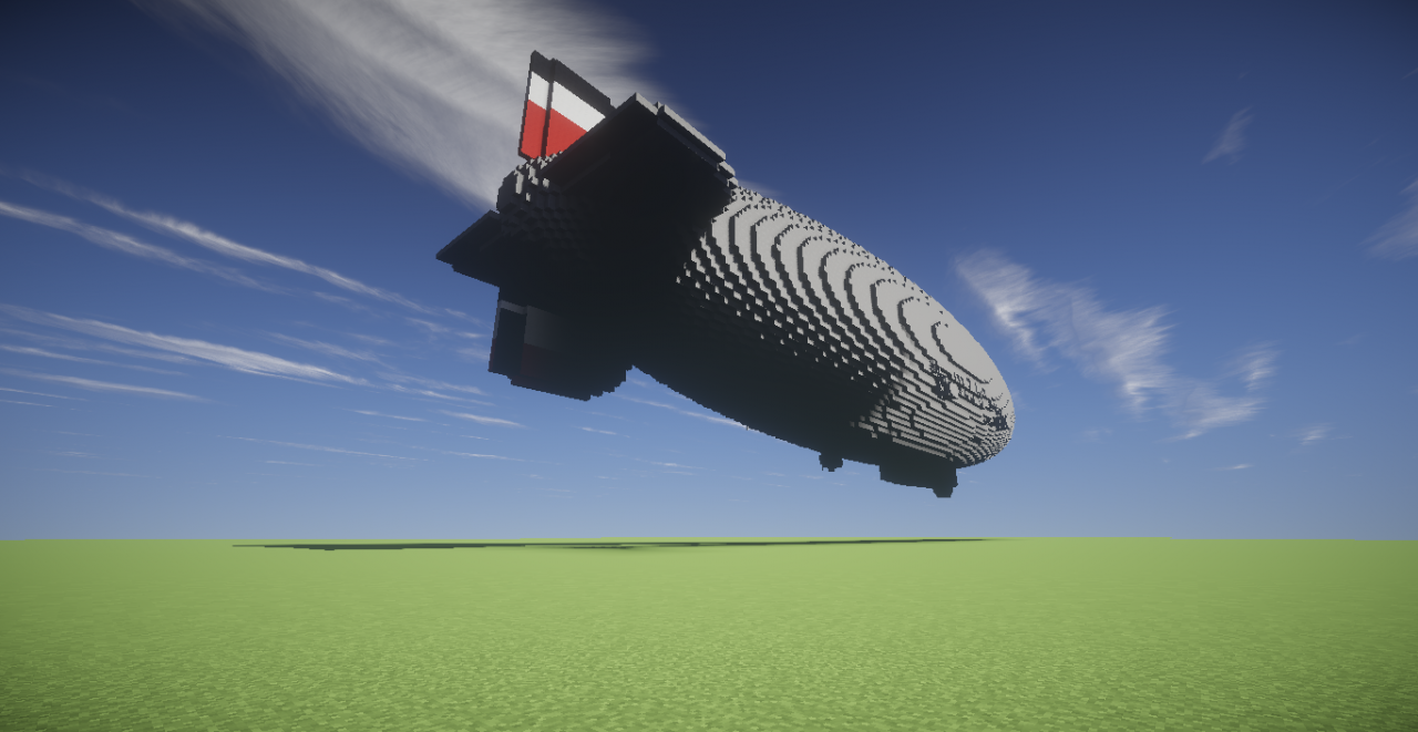Graf Zeppelin Lz127 with custom textures Minecraft Map
