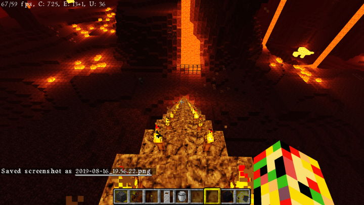 start your adventure inside a bedrock nether fortress Minecraft Map