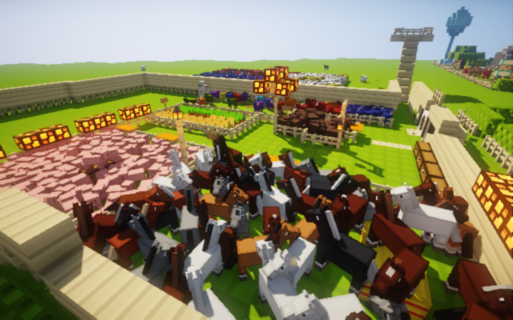 super big house mega farm UPDATE Minecraft Map