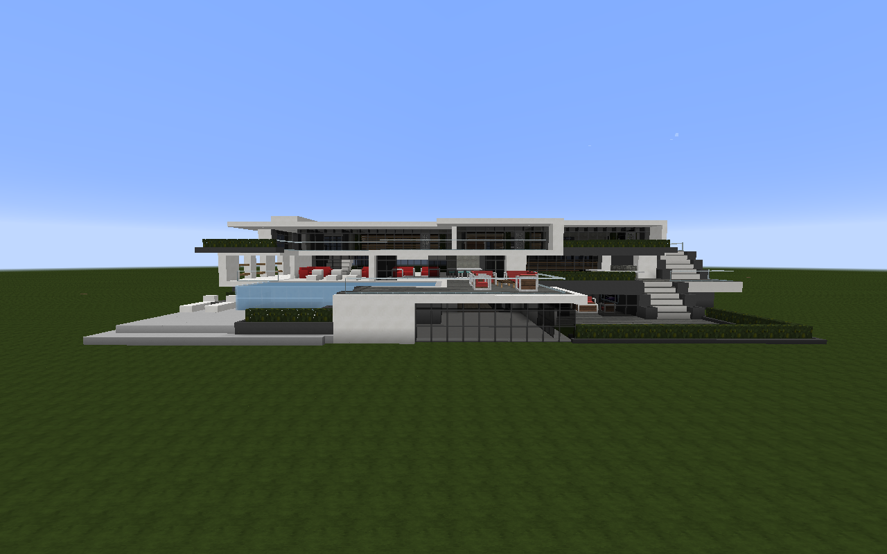 Minecraft Ultra Modern Mansion