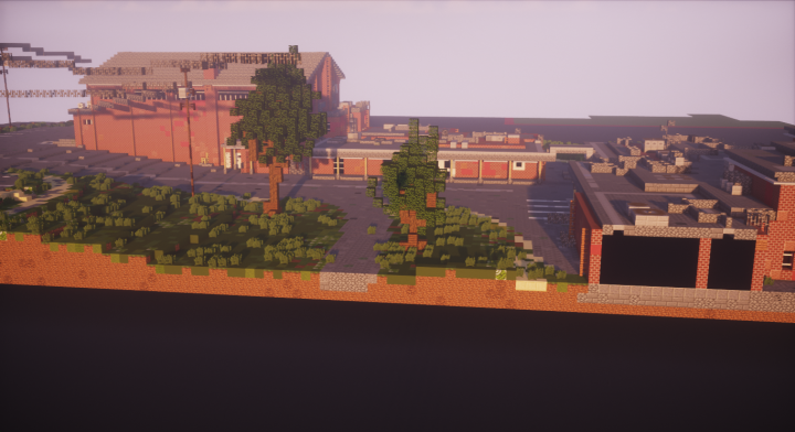 One of my old projects - Stranger Things / Hawkins middle school Minecraft Map