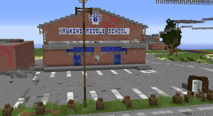 One of my old projects - Stranger Things / Hawkins middle school ...