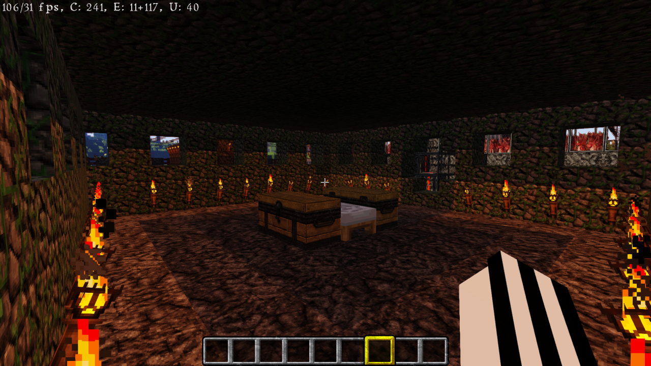 start your adventure on a big island with farms Minecraft Map