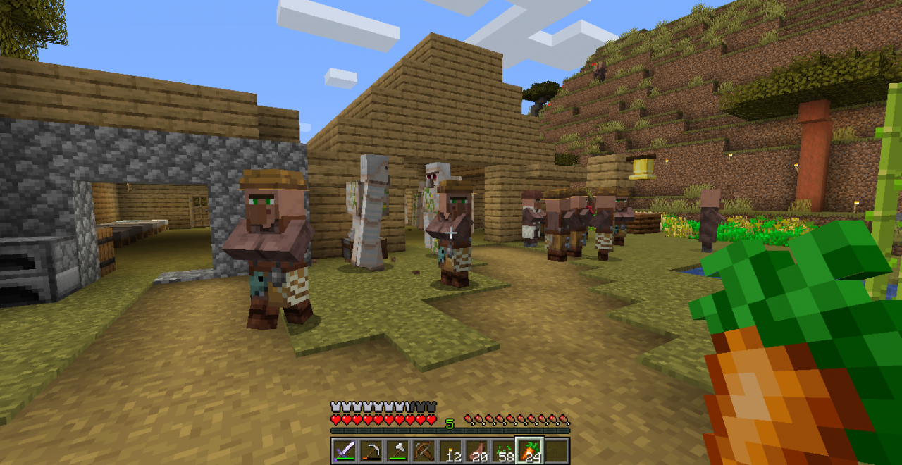 Villager world we built - now available to download Minecraft Map