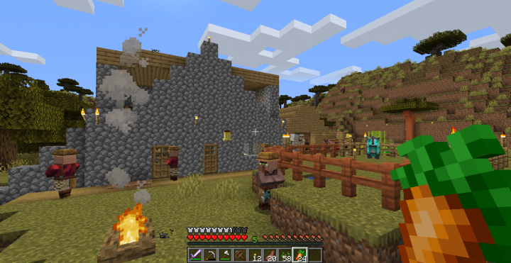 Villager world we built - now available to download Minecraft Map