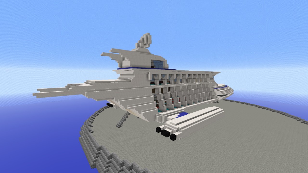Lady Luck (Lando Calrissian) | SoroSuub 3000 Luxury Yacht Minecraft Map