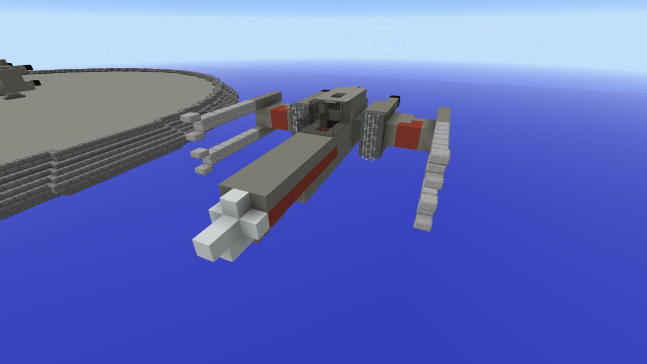 X-wing | Incom T-65B Starfighter Minecraft Map