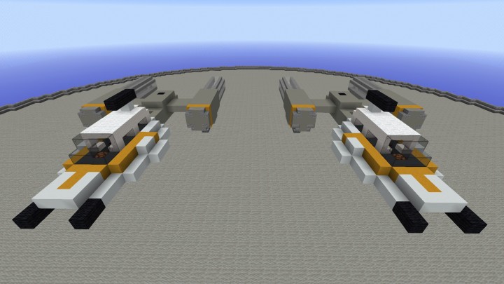 Y-wing | BTL-S3 & BTL-A4 Starfighter Minecraft Map