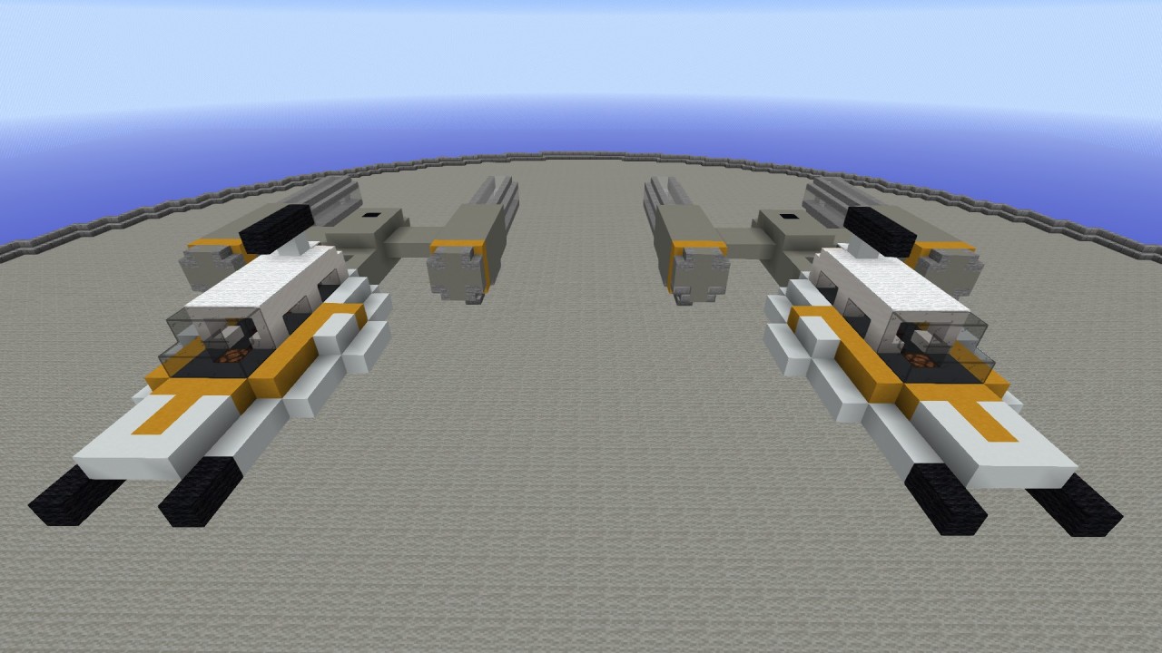 Y-wing | BTL-S3 & BTL-A4 Starfighter Minecraft Map