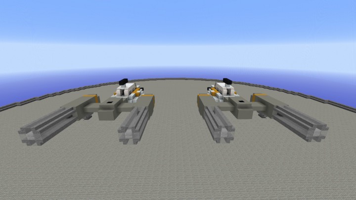 Y-wing | BTL-S3 & BTL-A4 Starfighter Minecraft Map