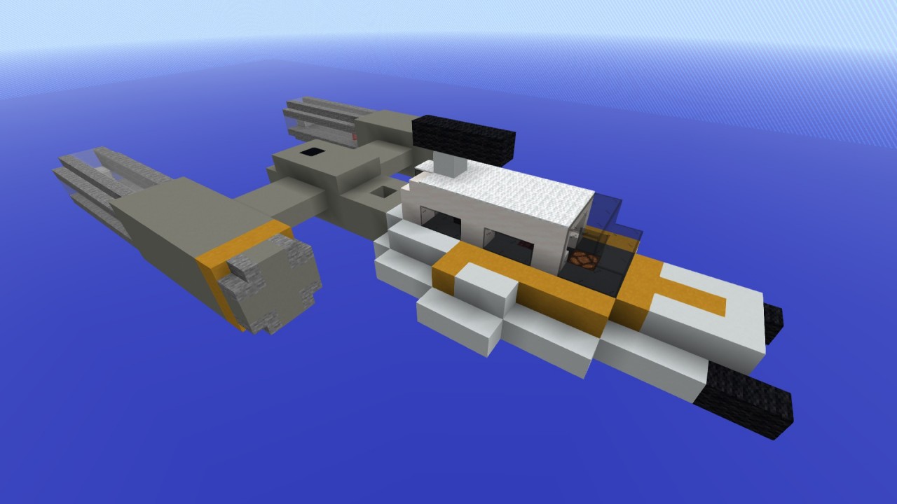 Y-wing | BTL-S3 & BTL-A4 Starfighter Minecraft Map