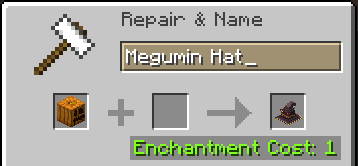 Megumin Hat V2 Minecraft Texture Pack