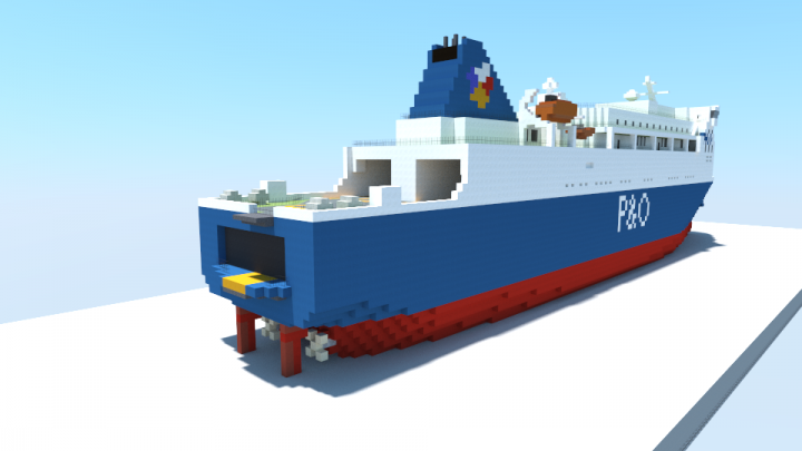 European Causeway (1:1 Scale Ferry) Minecraft Map