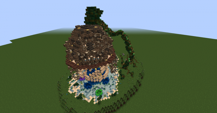 Fantasy village schematic Minecraft Map