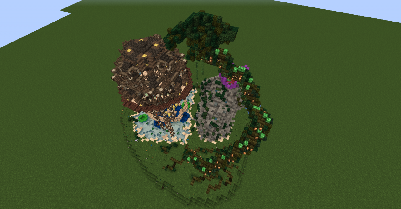 Fantasy village schematic Minecraft Map