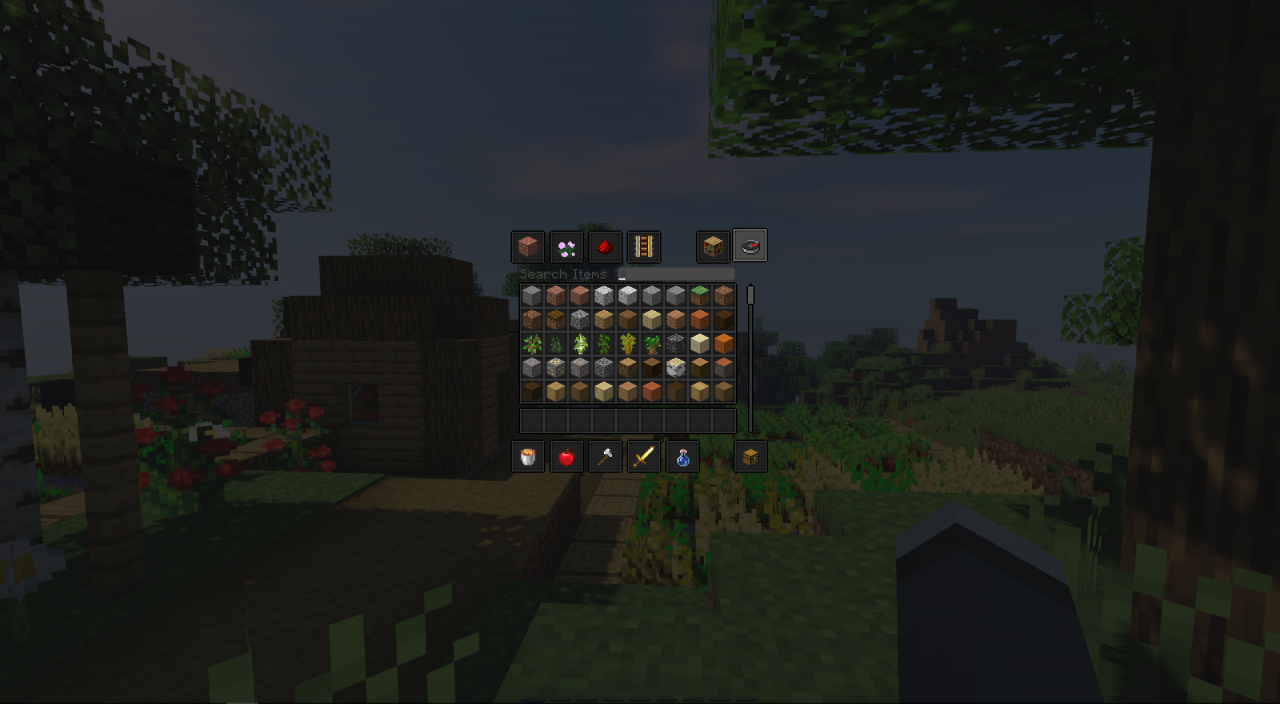 New Moon - Dark Gui Overlay [1.21.5] Minecraft Texture Pack