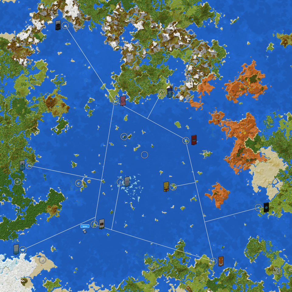 Central Ocean Survival Adventure Map 1.14 Minecraft Map