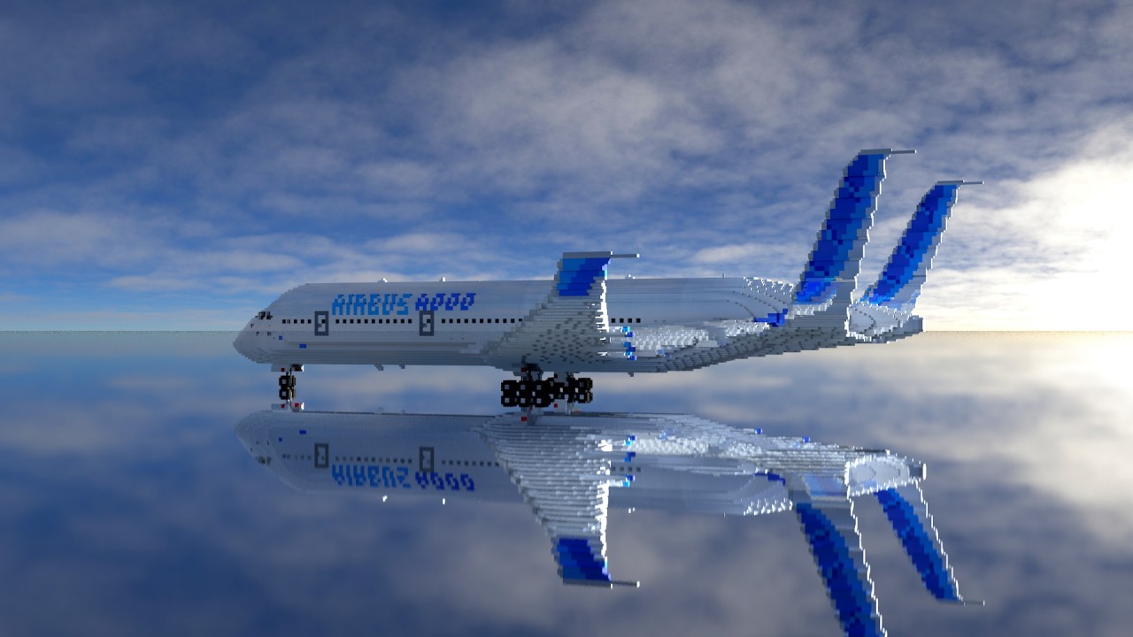 3:1 Scale airliner Minecraft Map