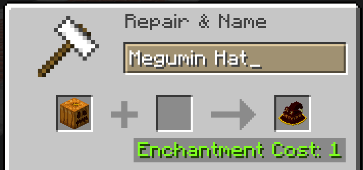 Megumin Hat Minecraft Texture Pack