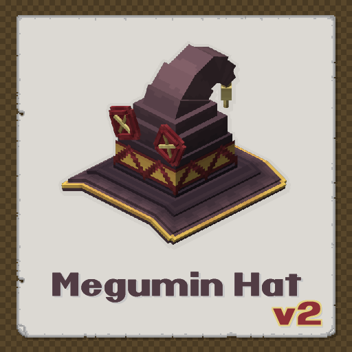 Megumin Hat V2 Minecraft Texture Pack