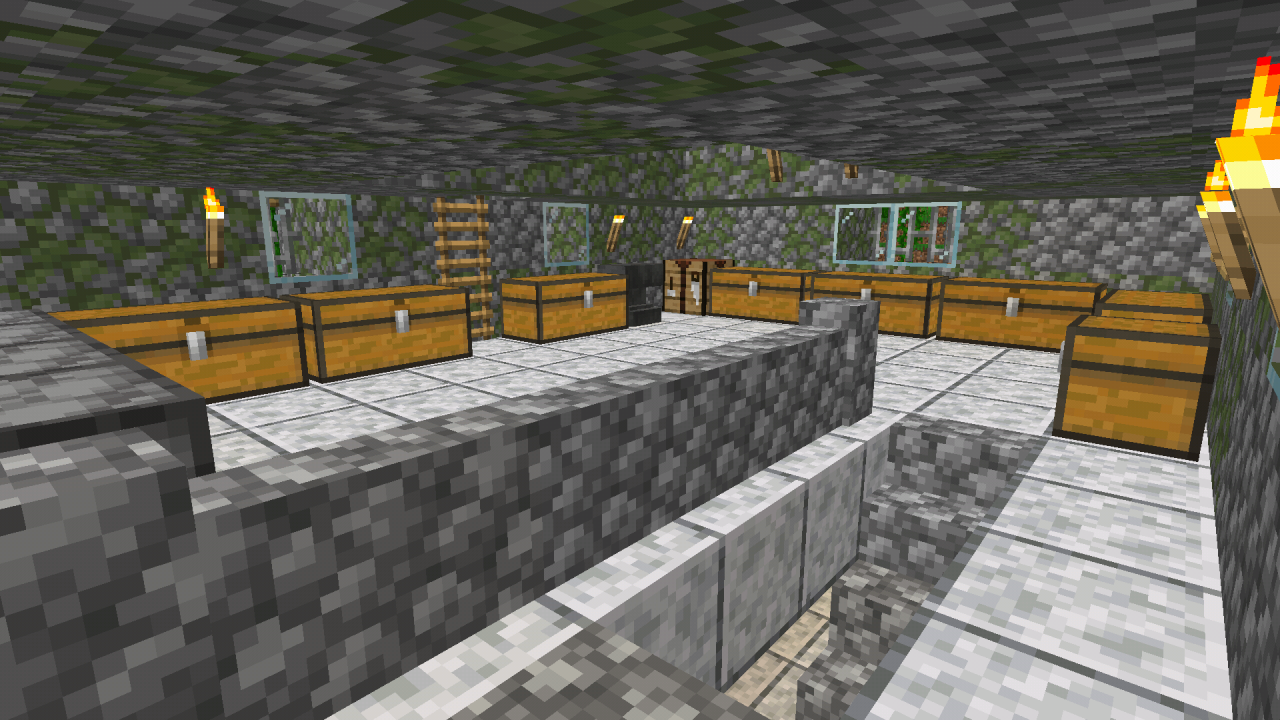 Tree-tops & Temples MCBE survival build Minecraft Map