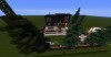 Modern House with a helipad Minecraft Map